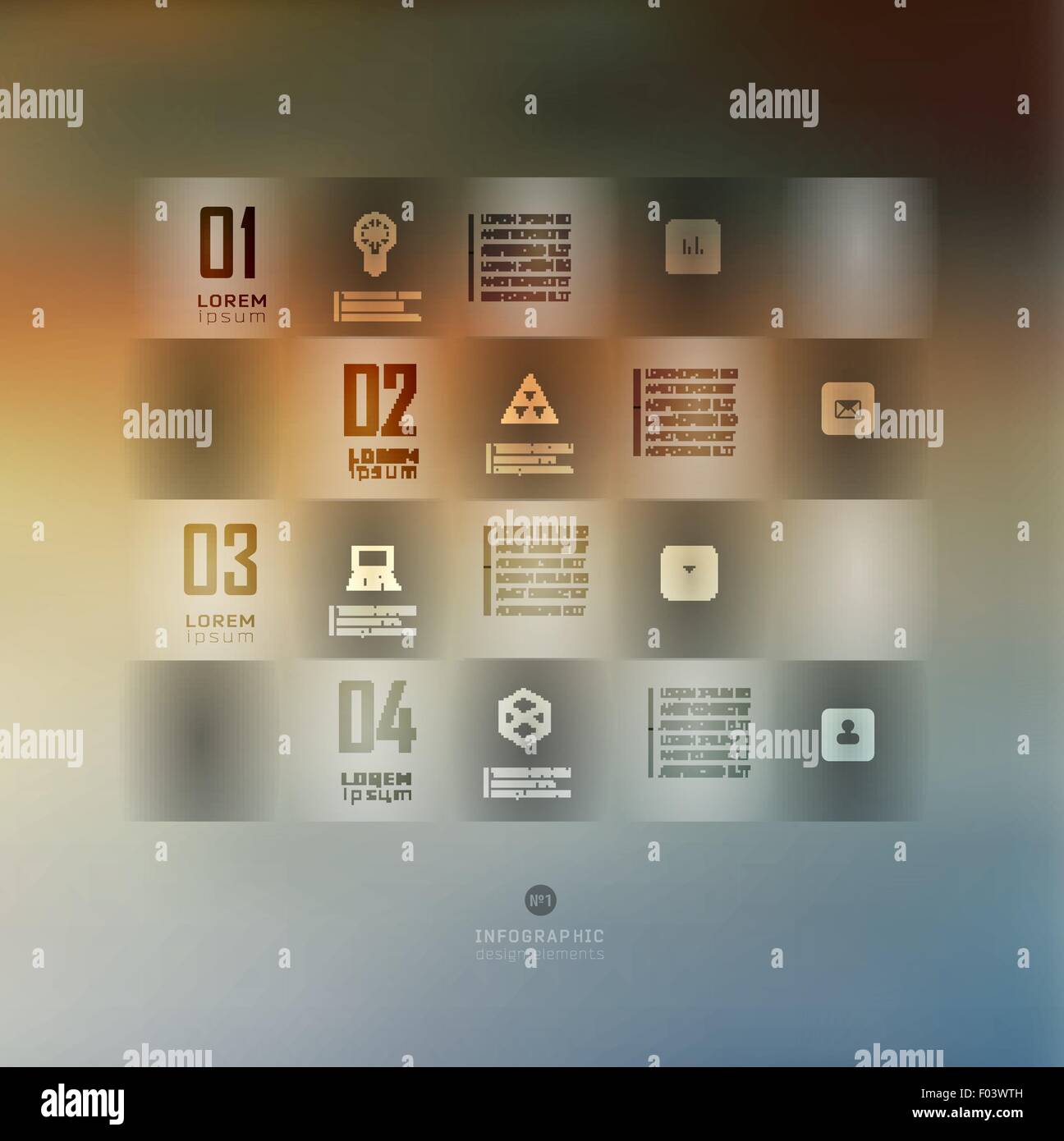 Transparent business Infographics. Shadows options Stock Vector Image ...