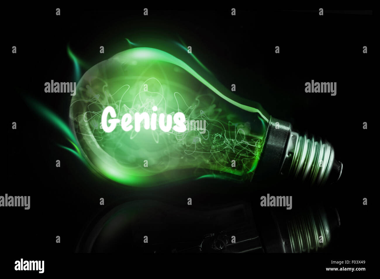 Composite image of genius Stock Photo - Alamy