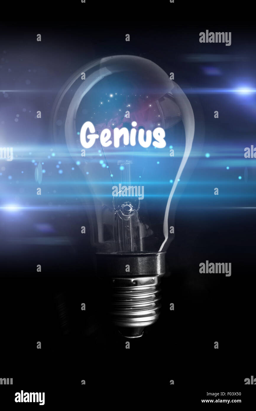 Composite image of genius Stock Photo - Alamy