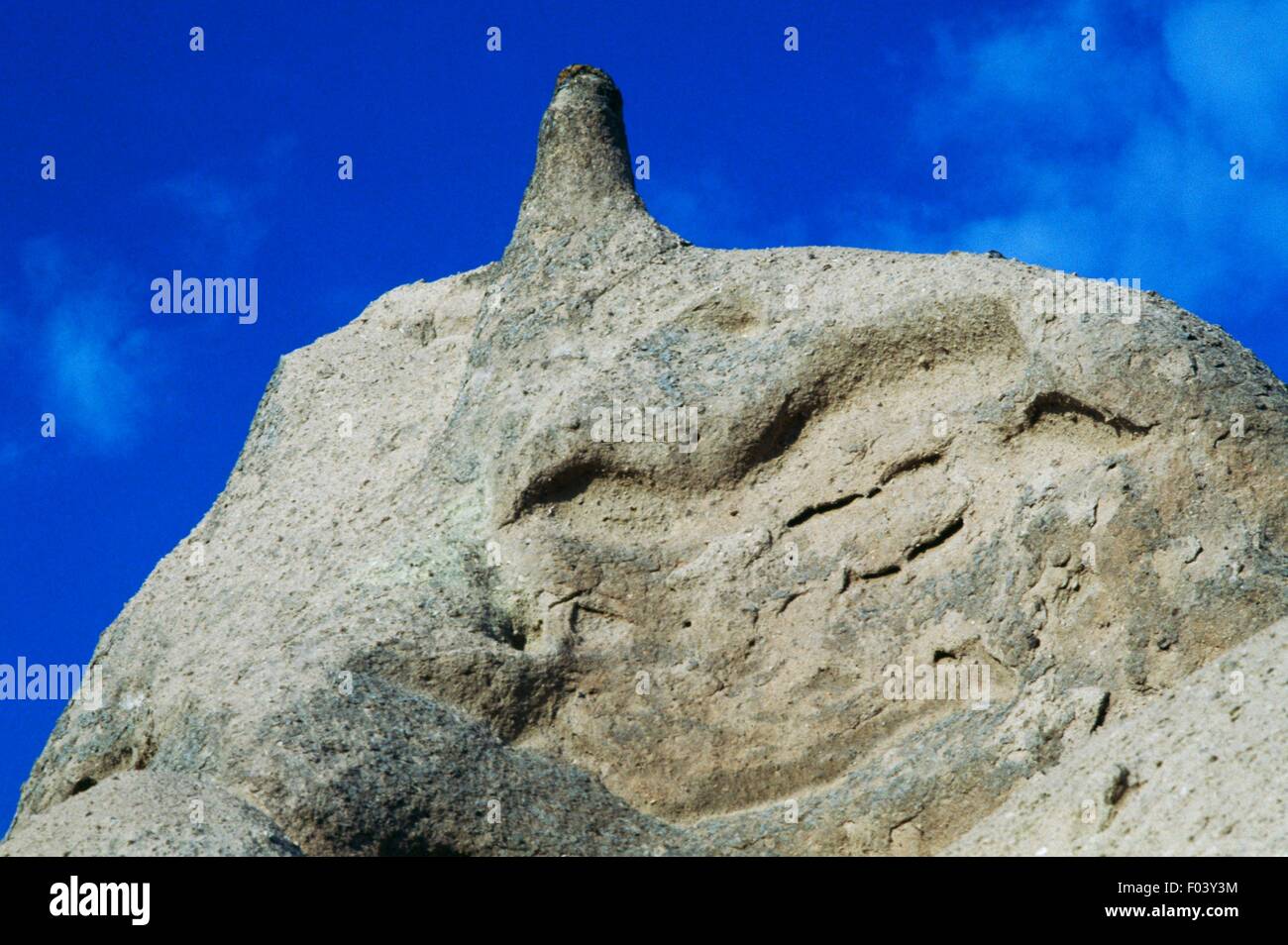 Eroded volcanic tuff formations, Cappadocia, Turkey Stock Photo - Alamy