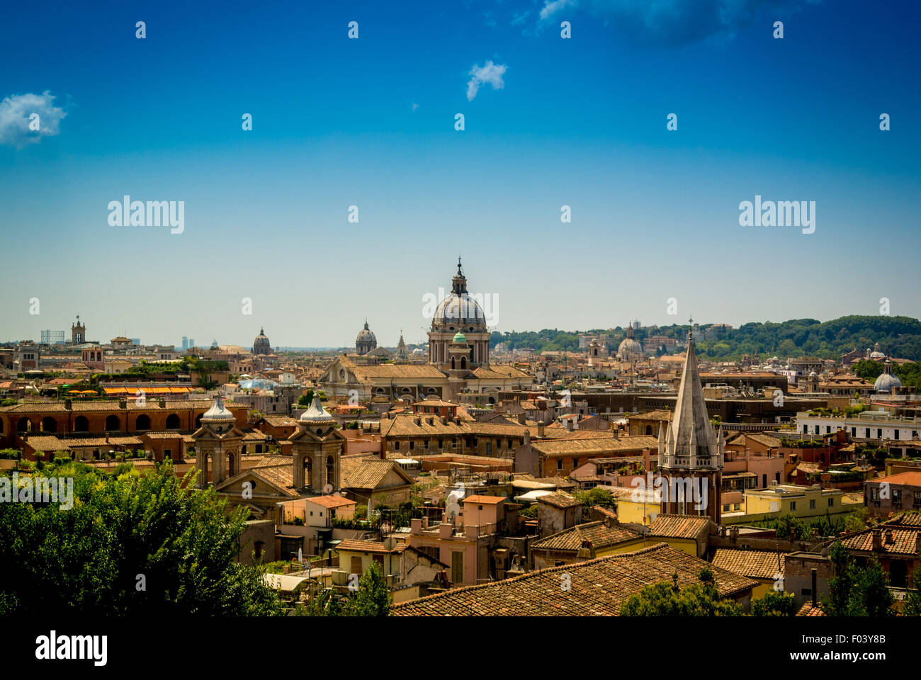 Rome Rooftops. Italy Stock Photo - Alamy