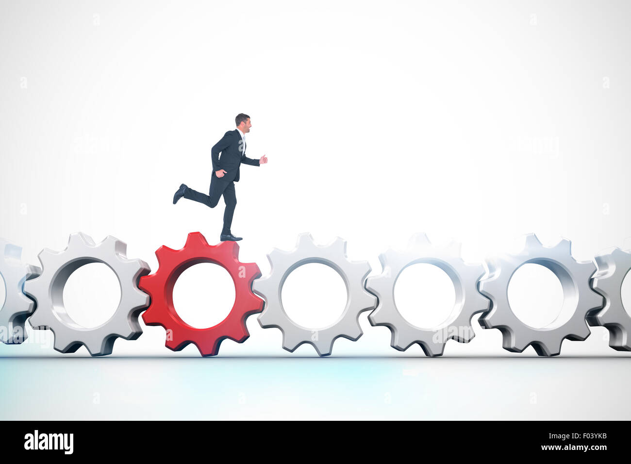 Professional businessman process gear hi-res stock photography and ...