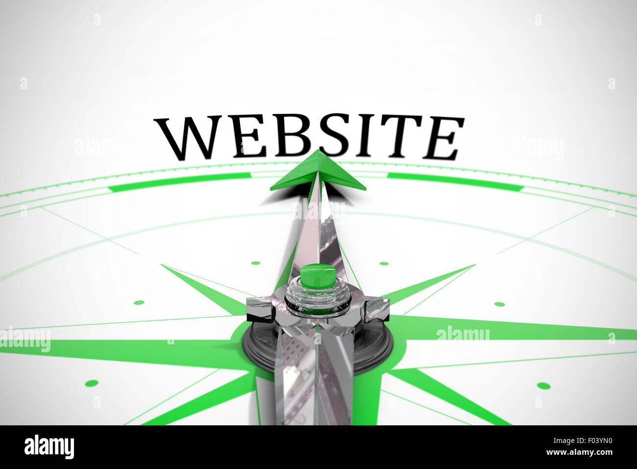 Website against compass Stock Photo - Alamy