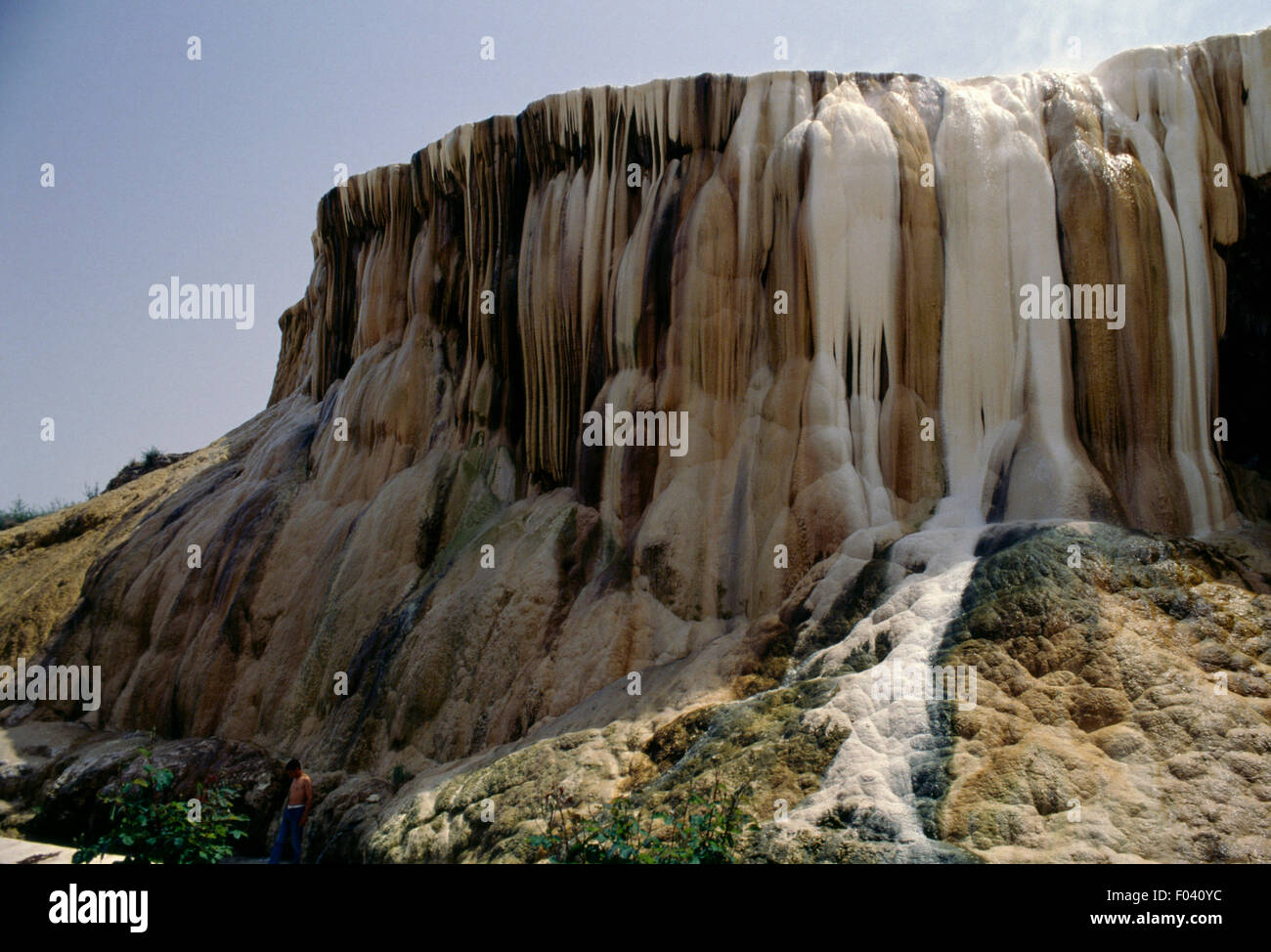 Petrified waterfalls, Hammam Meskhoutine (Hammam Shellala), Guelma ...