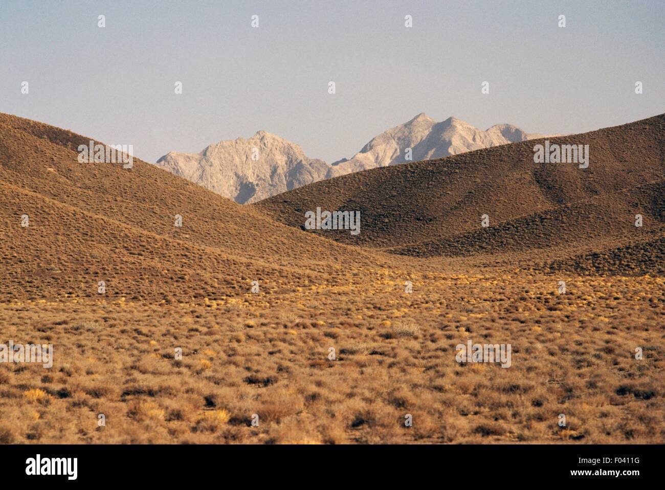 Desert landscape near Tabas, Dasht-e Kavir or the Great Salt Desert ...