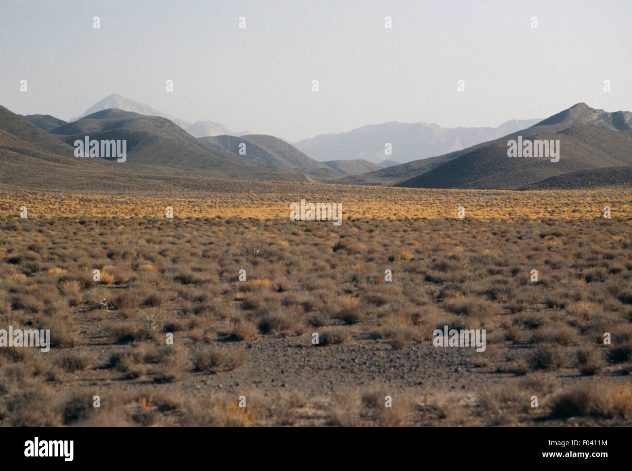 Desert landscape near Tabas, Dasht-e Kavir or the Great Salt Desert ...