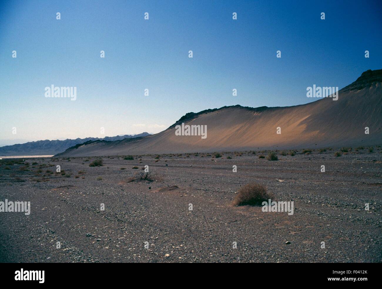 Desert landscape, Dasht-e Lut desert, Iran Stock Photo - Alamy