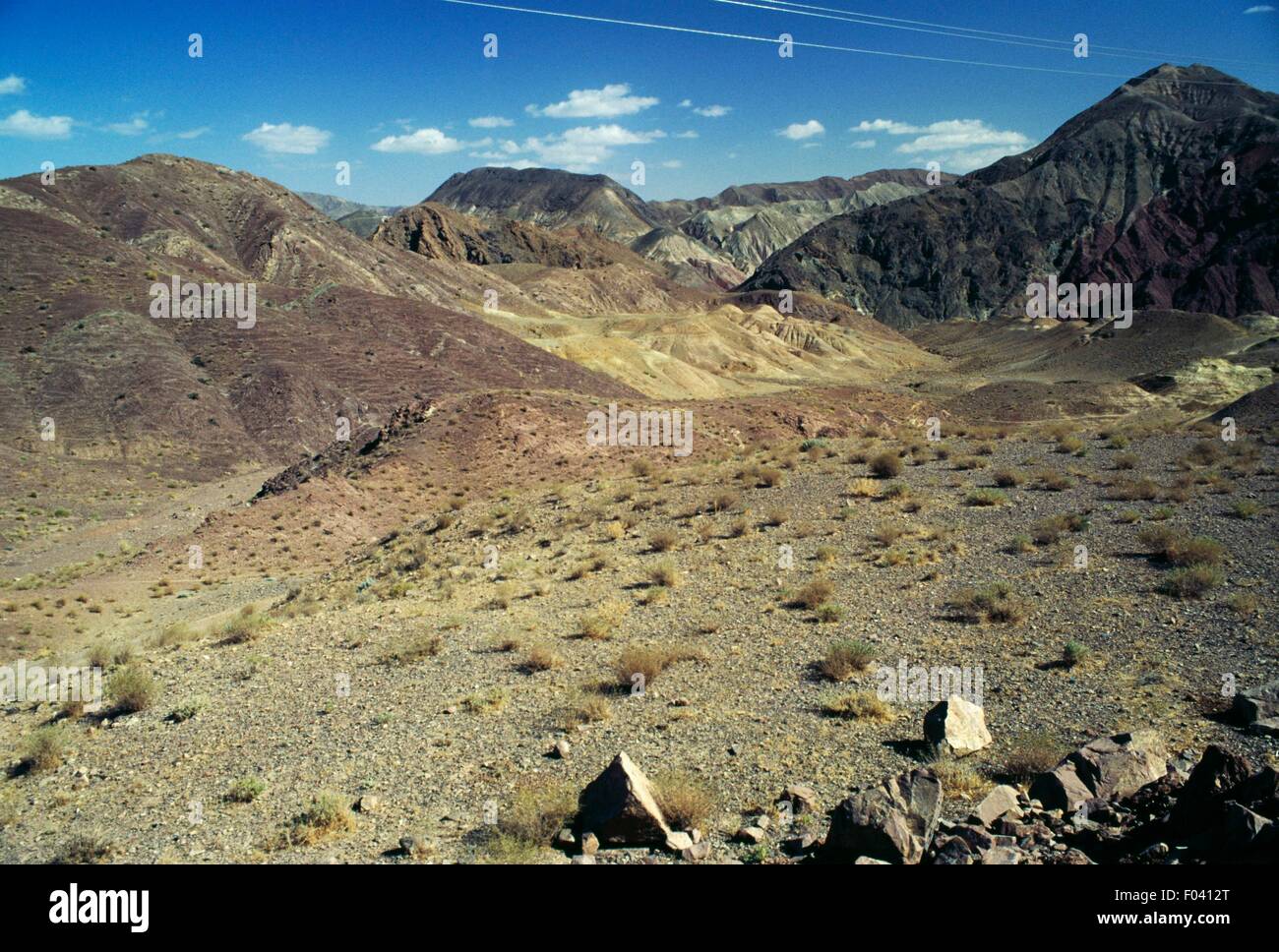 Desert landscape, Dasht-e Lut desert, Iran Stock Photo - Alamy