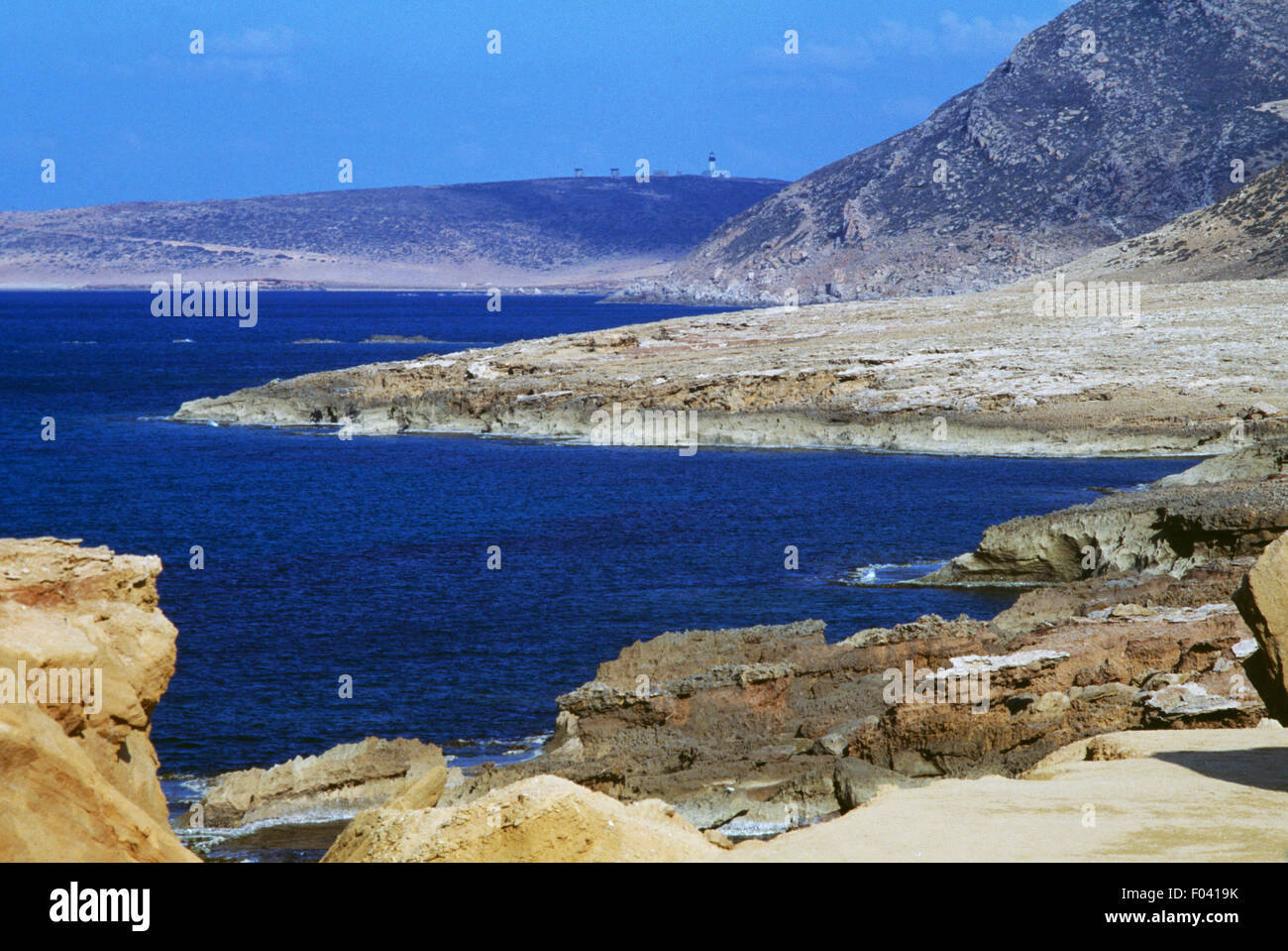 The Mediterranean Sea coastline near Cap Bon, El Haouaria, Tunisia ...