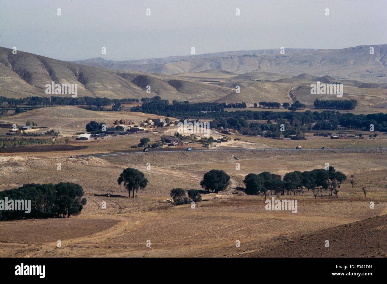 Agricultural landscape, Iranian Azerbaijan, Iran Stock Photo - Alamy
