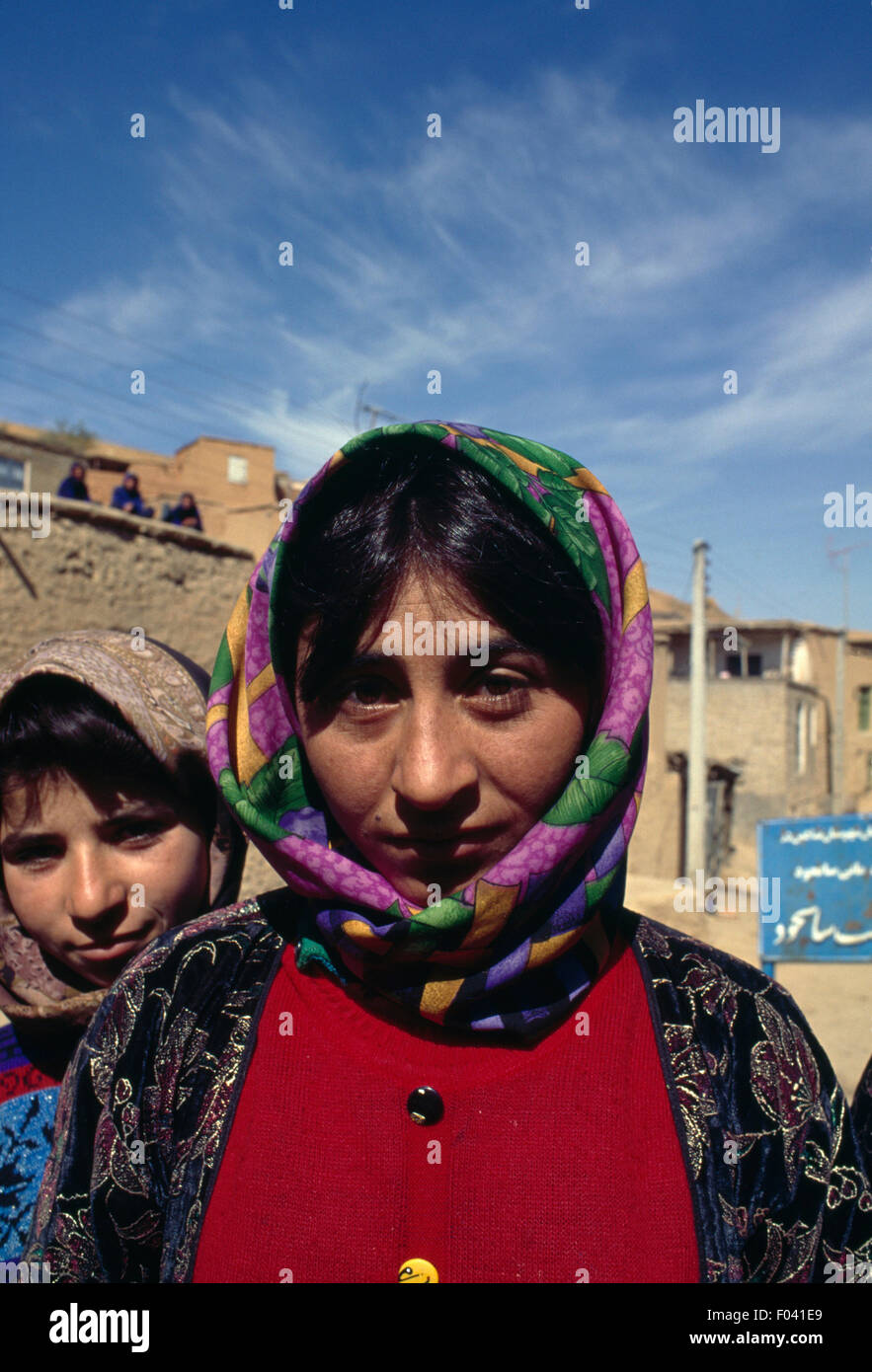Woman In A Kurdish Village Iranian Azerbaijan Iran Stock Photo Alamy