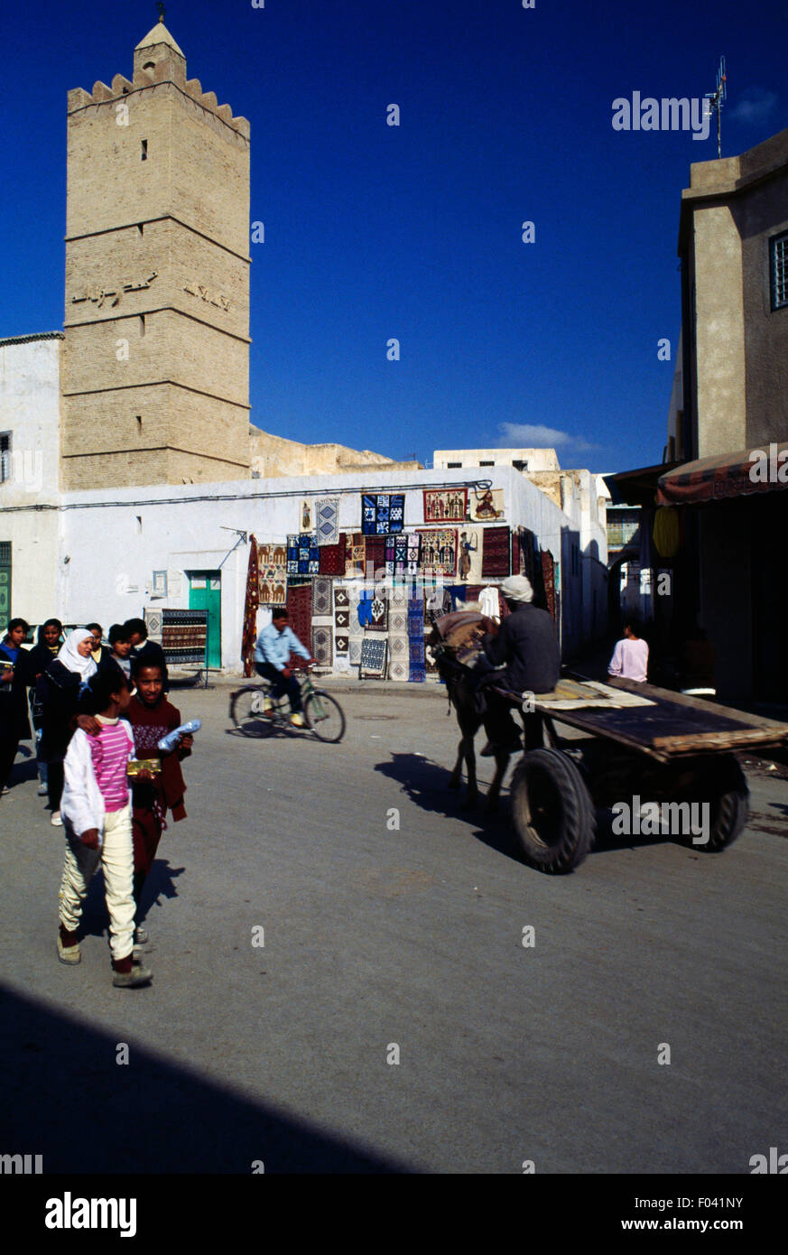 View of the city of Kairouan or Al-Qayrawan (Unesco World Heritage List ...
