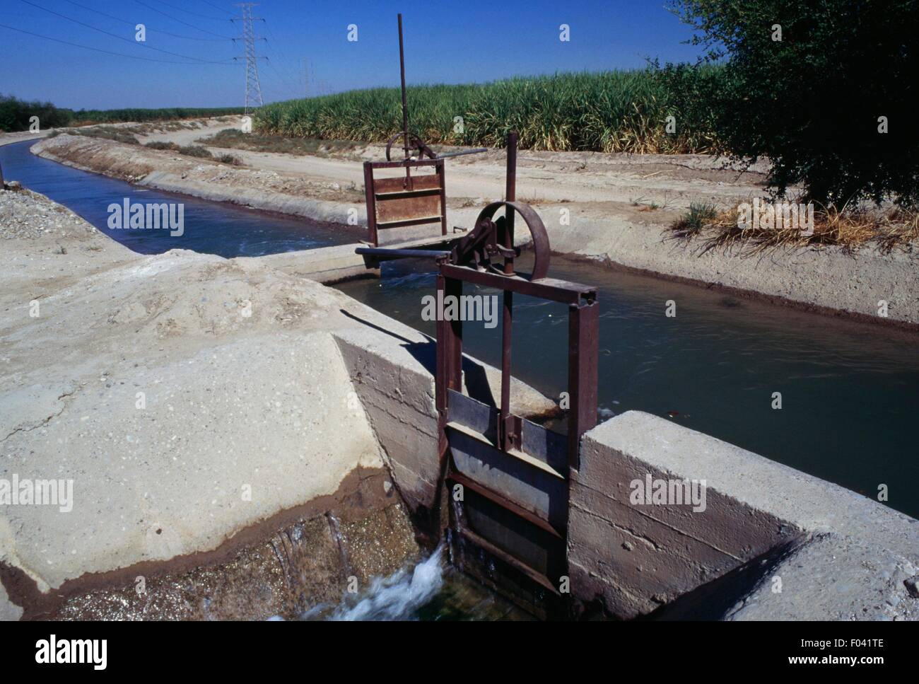 Weir, part of an irrigation system, Haft Tappeh, Khuzestan Province ...