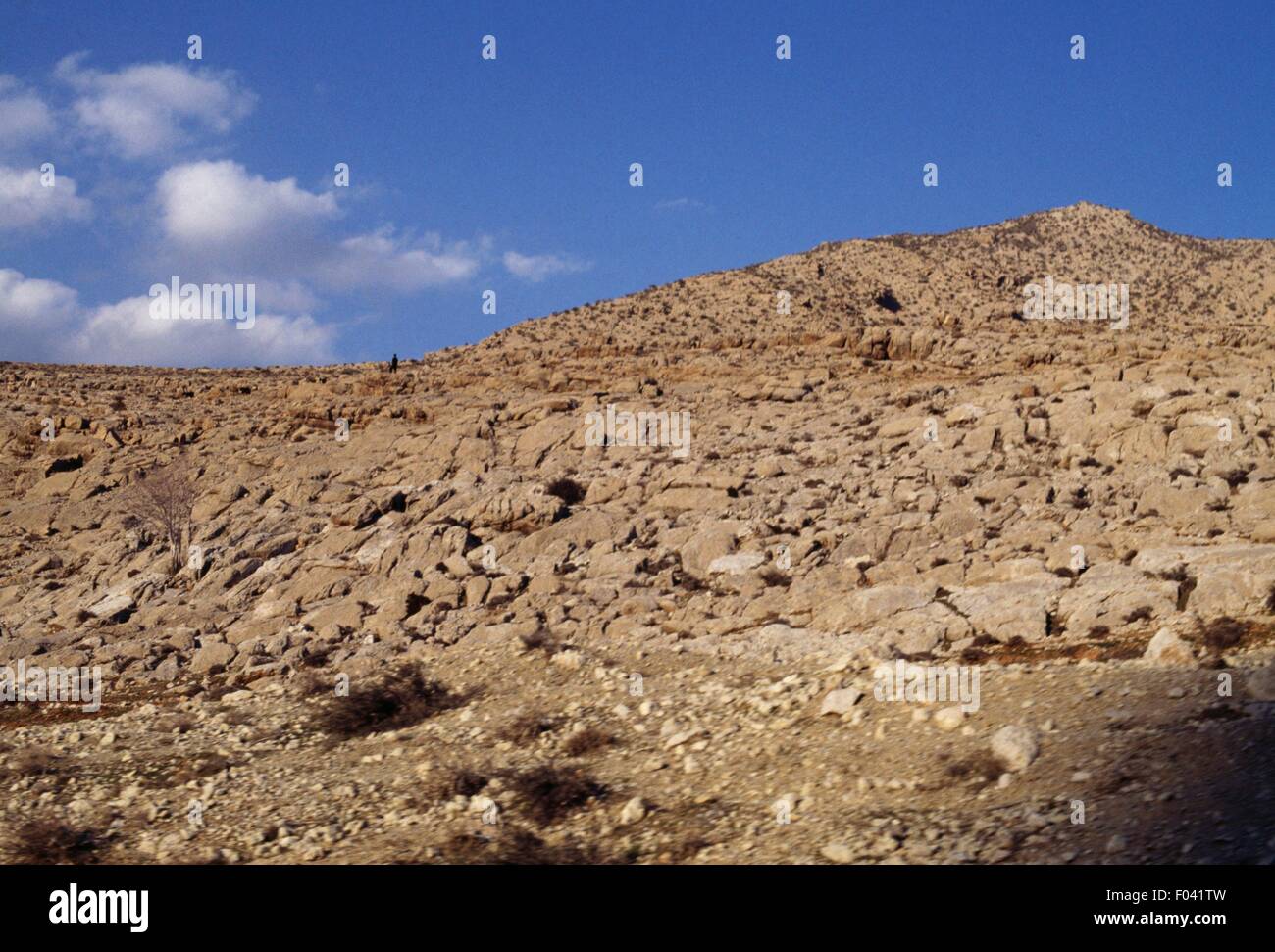 Mountain landscape near the ancient city of Persepolis, Fars Region ...