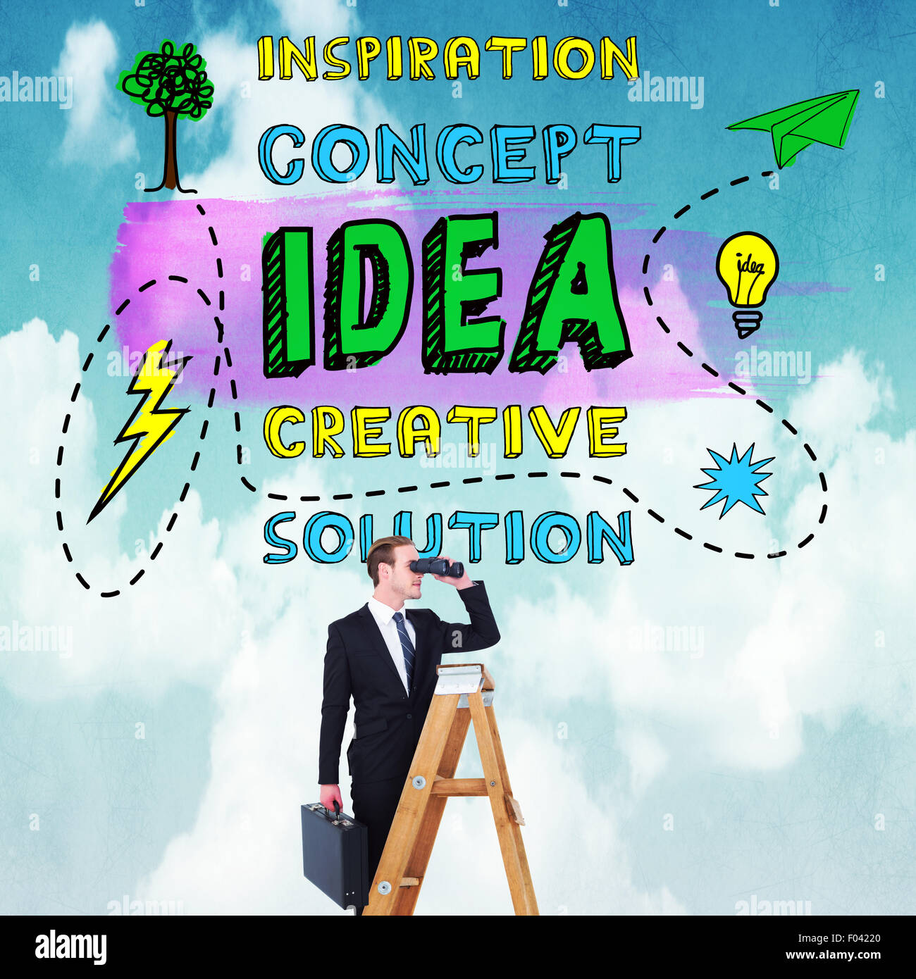 Composite image motivation concept hi-res stock photography and images ...