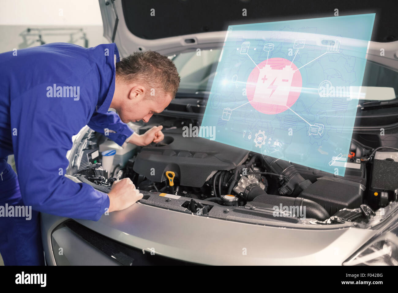 Composite image of engineering interface Stock Photo - Alamy