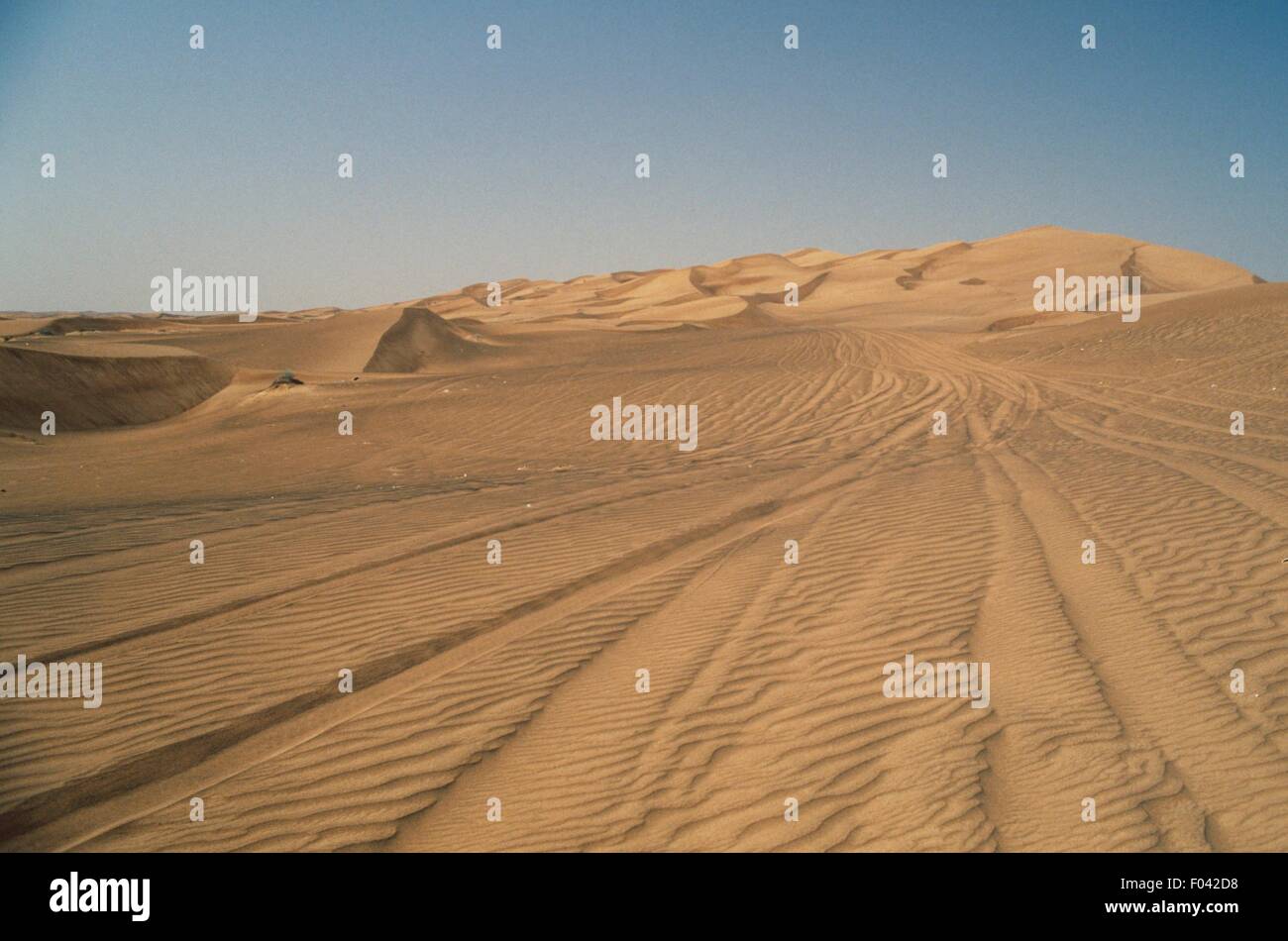 Sand dunes, Arabian Desert, Dubai, United Arab Emirates Stock Photo - Alamy