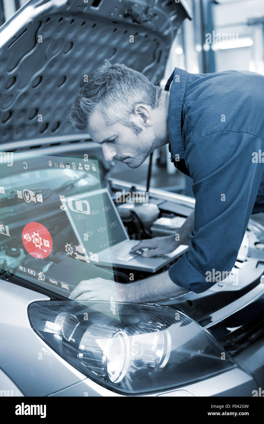 Composite image of engineering interface Stock Photo - Alamy