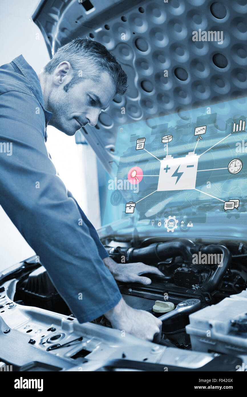 Composite image of engineering interface Stock Photo - Alamy