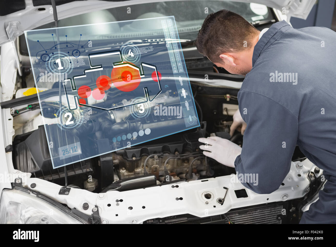 Car bonnet diagram hi-res stock photography and images - Alamy