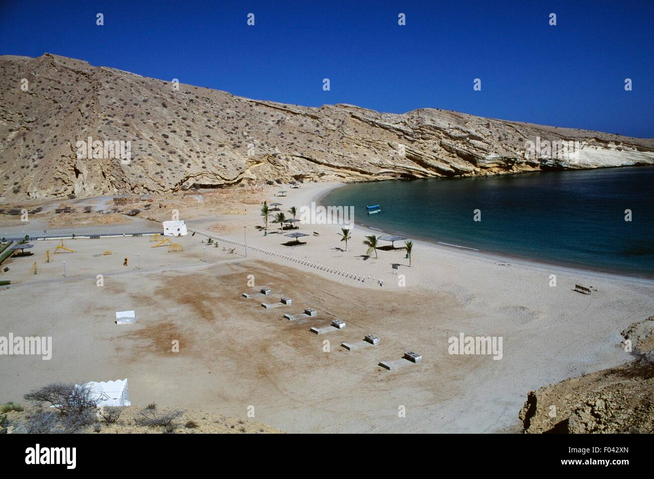 Sand beach near Muscat, Oman Stock Photo - Alamy