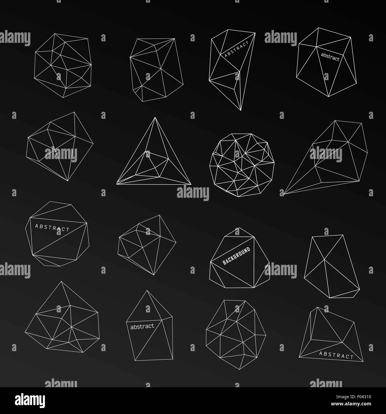 Abstract modern background with polygons design Stock Vector Image ...