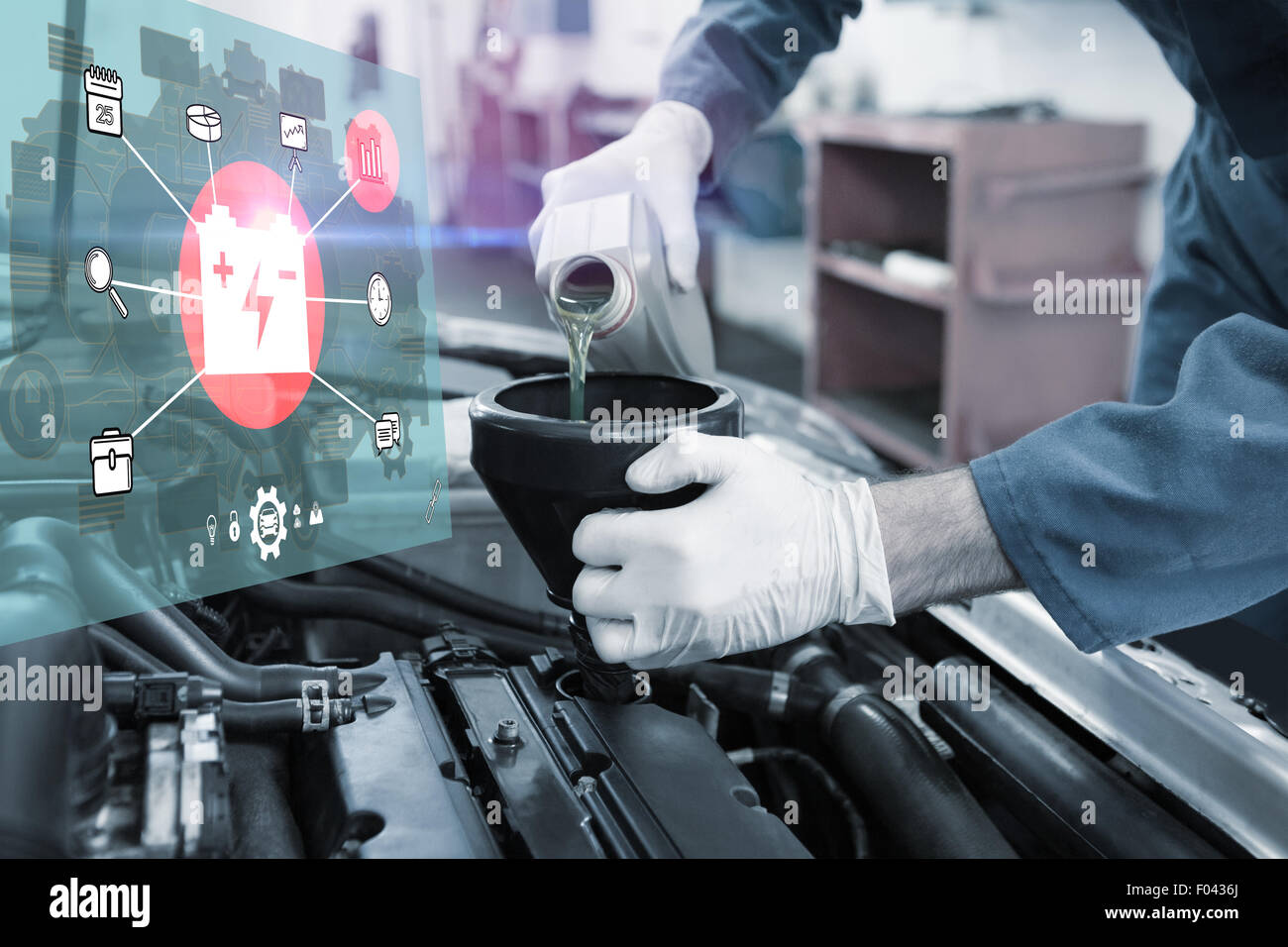Composite image of engineering interface Stock Photo - Alamy