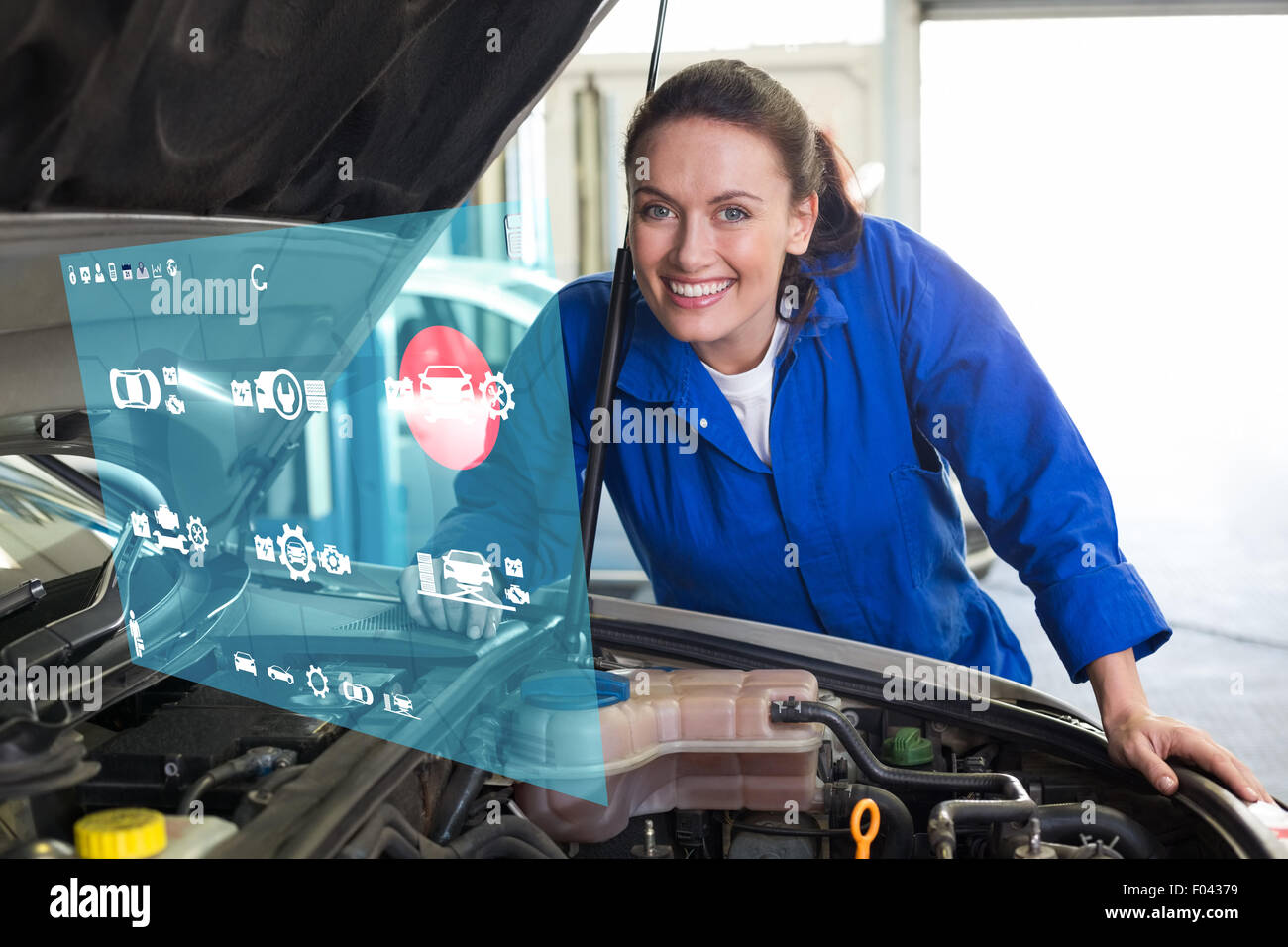 Composite image of engineering interface Stock Photo - Alamy