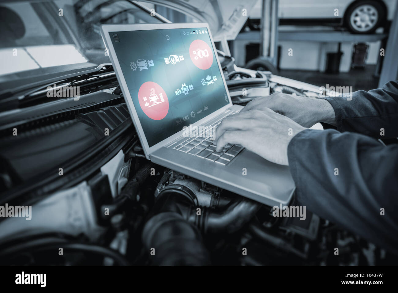 Composite image of engineering interface Stock Photo - Alamy