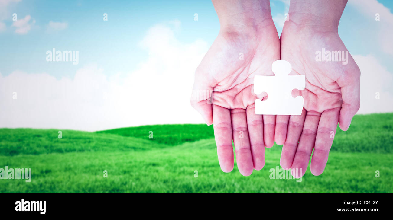 Composite image of hands showing Stock Photo - Alamy