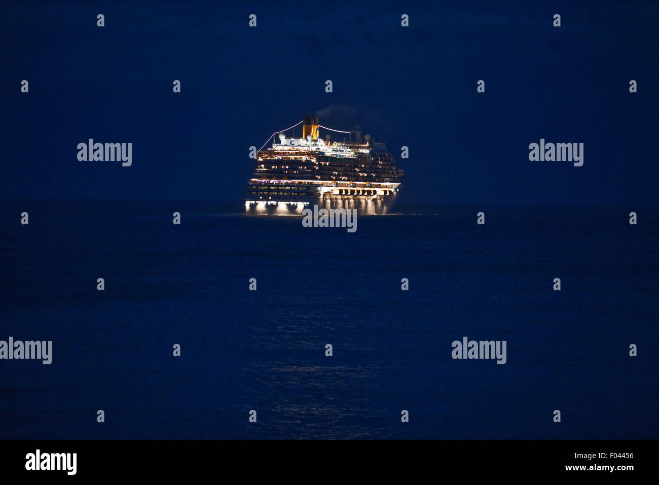 Ship Navigation Lights At Night High Resolution Stock Photography and ...