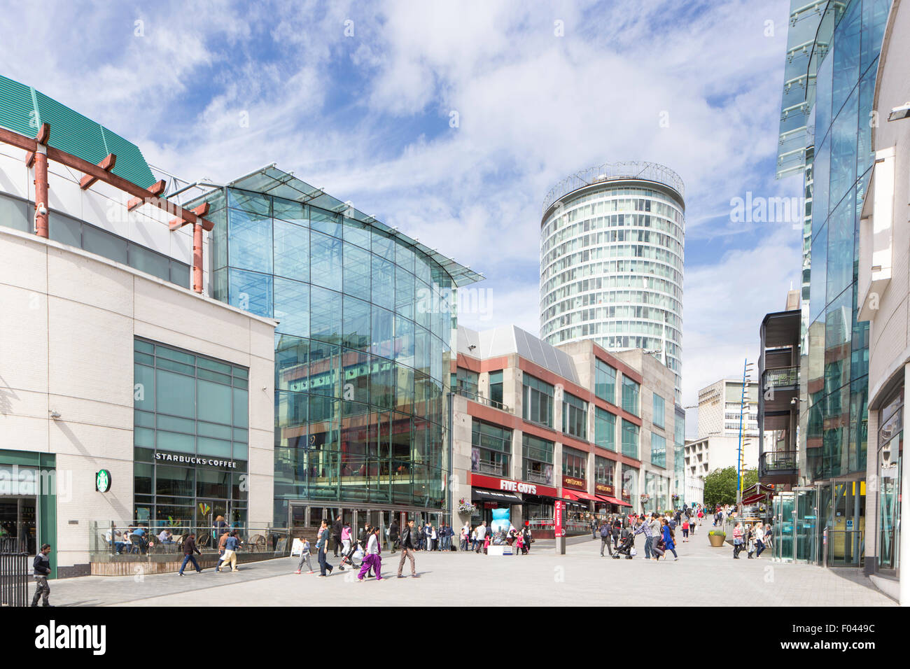 The Rotunda, Bull Ring Shopping Centre, Birmingham, England, UK Stock ...