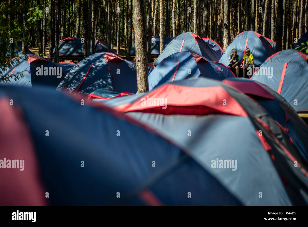 Scout scouting tent hi-res stock photography and images - Alamy