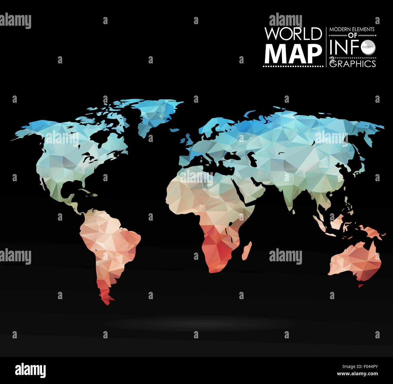 World map background in polygon Stock Vector Image & Art - Alamy