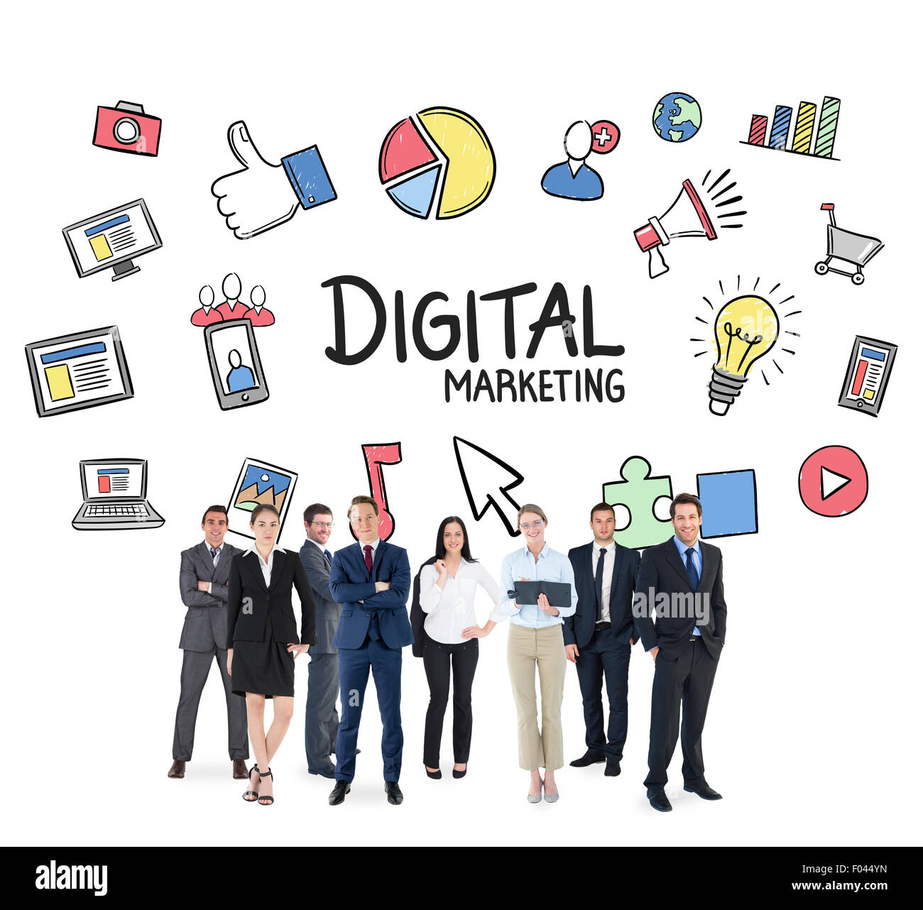 Business team analysis Cut Out Stock Images & Pictures - Alamy