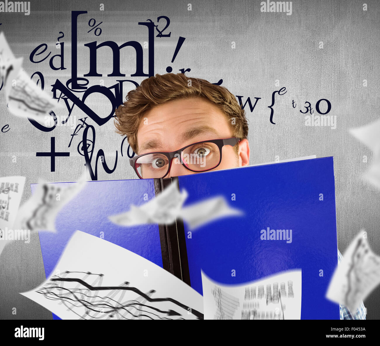 Student reading paper surprised hi-res stock photography and images - Alamy