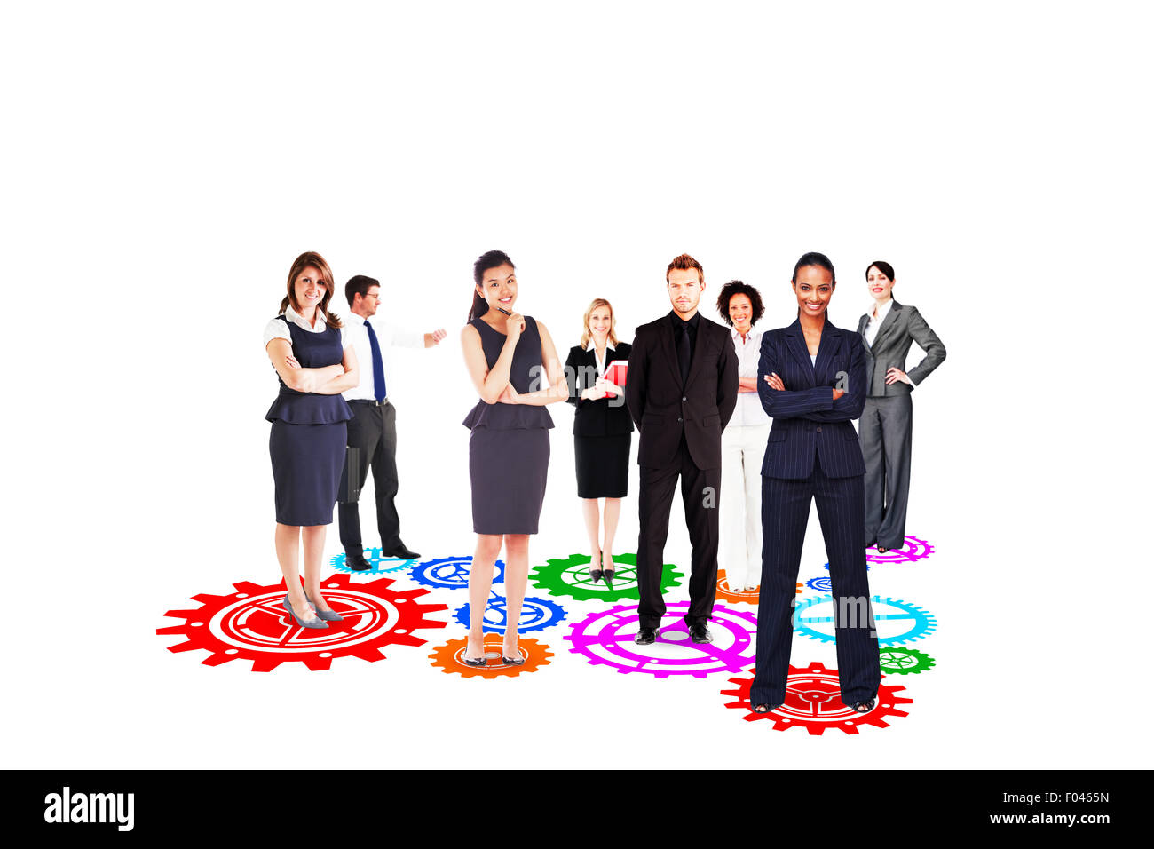 Elegant team Cut Out Stock Images & Pictures - Alamy