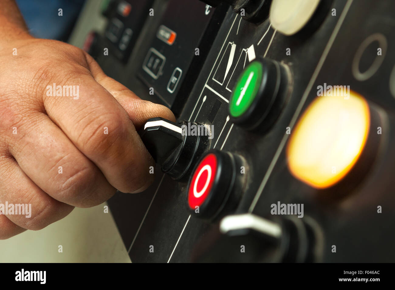 Operating switches hi-res stock photography and images - Alamy