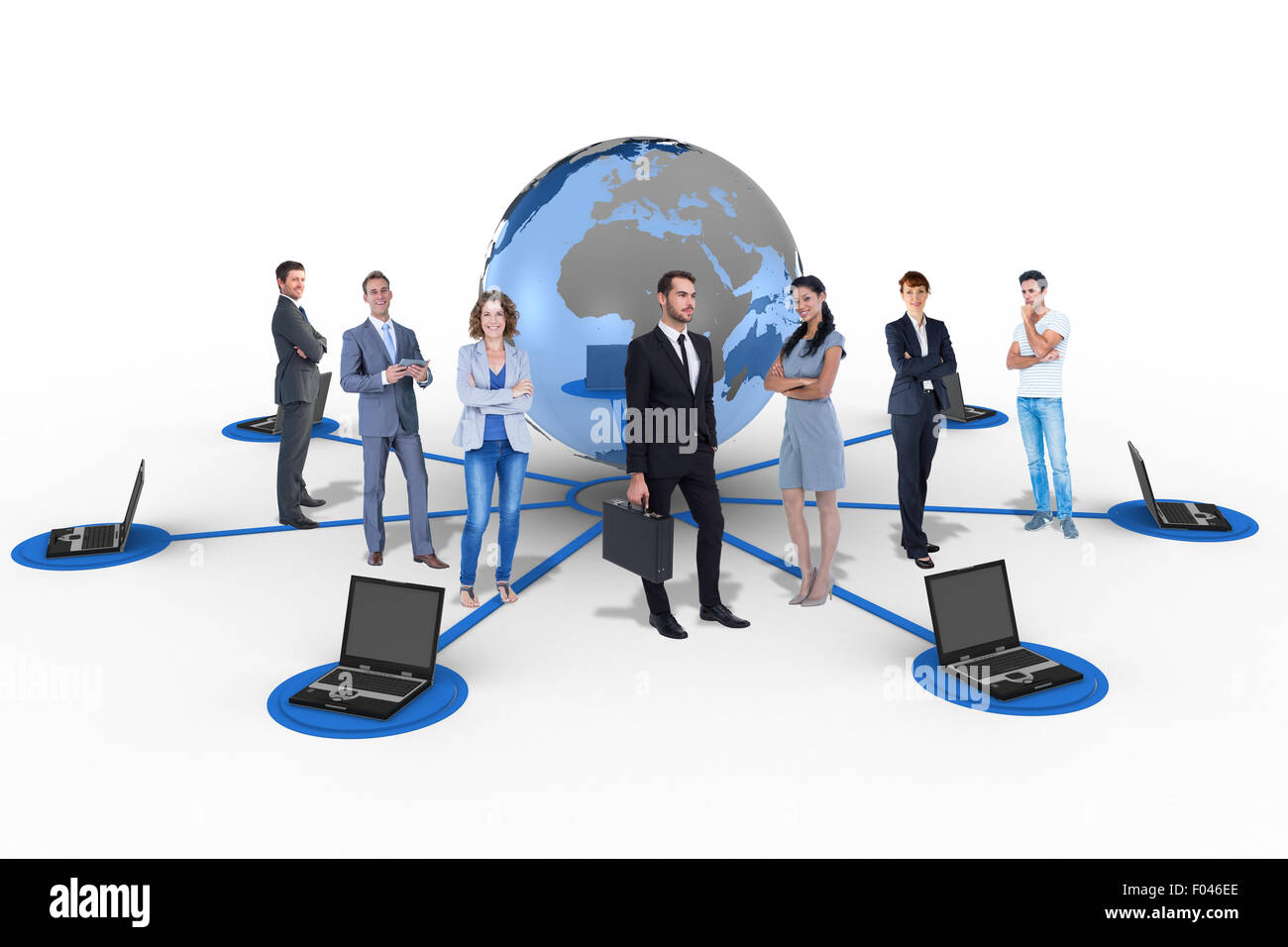 Corporate business social web Cut Out Stock Images & Pictures - Alamy