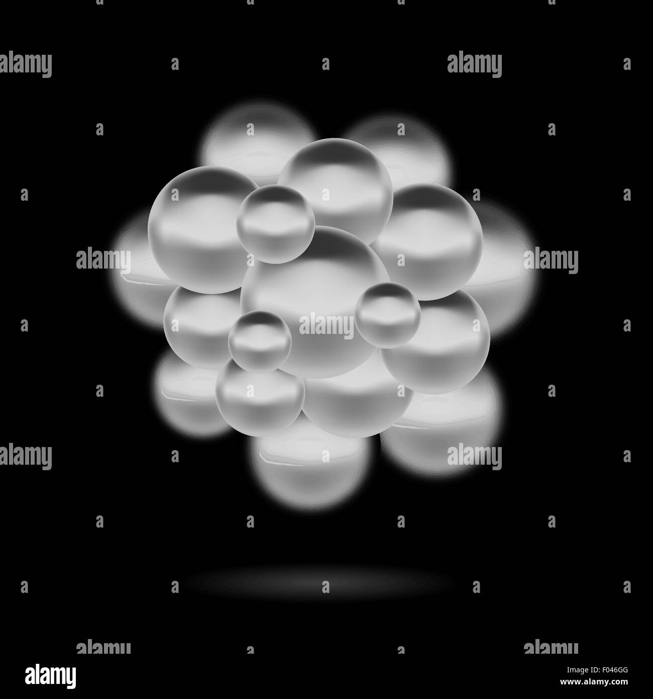 Abstract Molecules Design Stock Vector Image & Art - Alamy