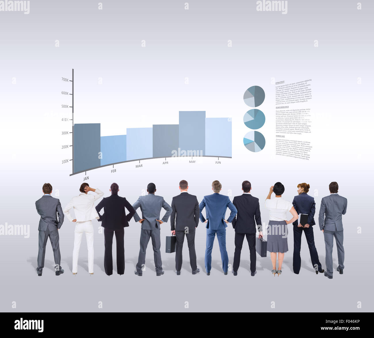 Composite image of business team Stock Photo - Alamy