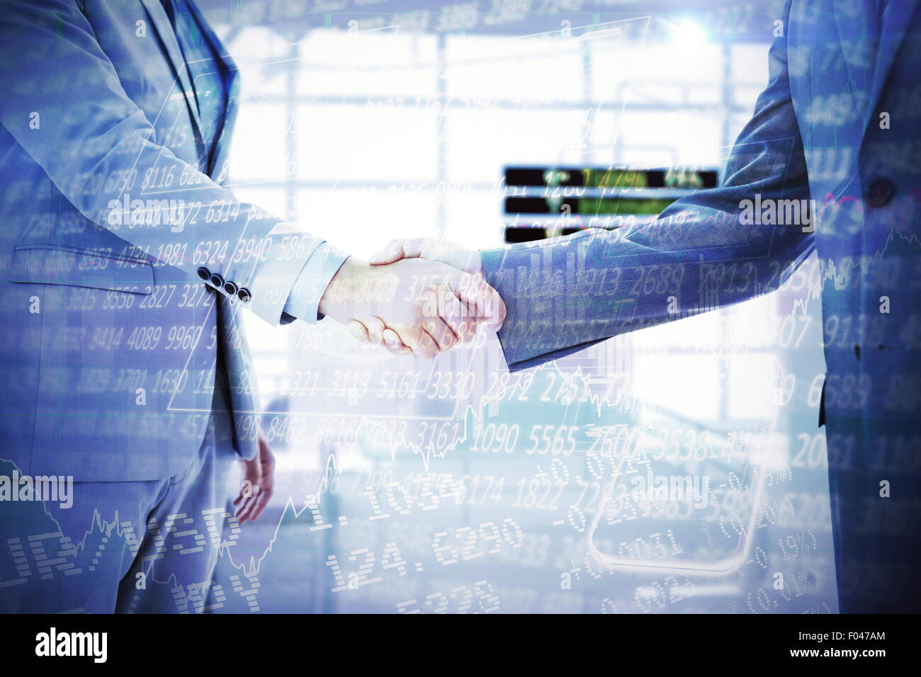 Business handshake financial partners hi-res stock photography and ...
