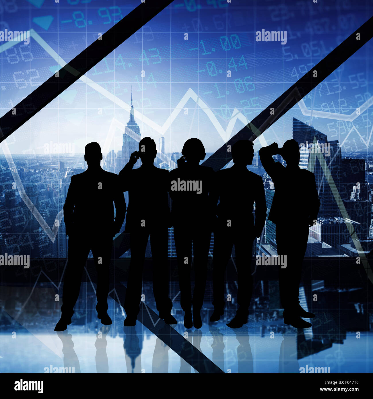 Composite image of business team Stock Photo - Alamy