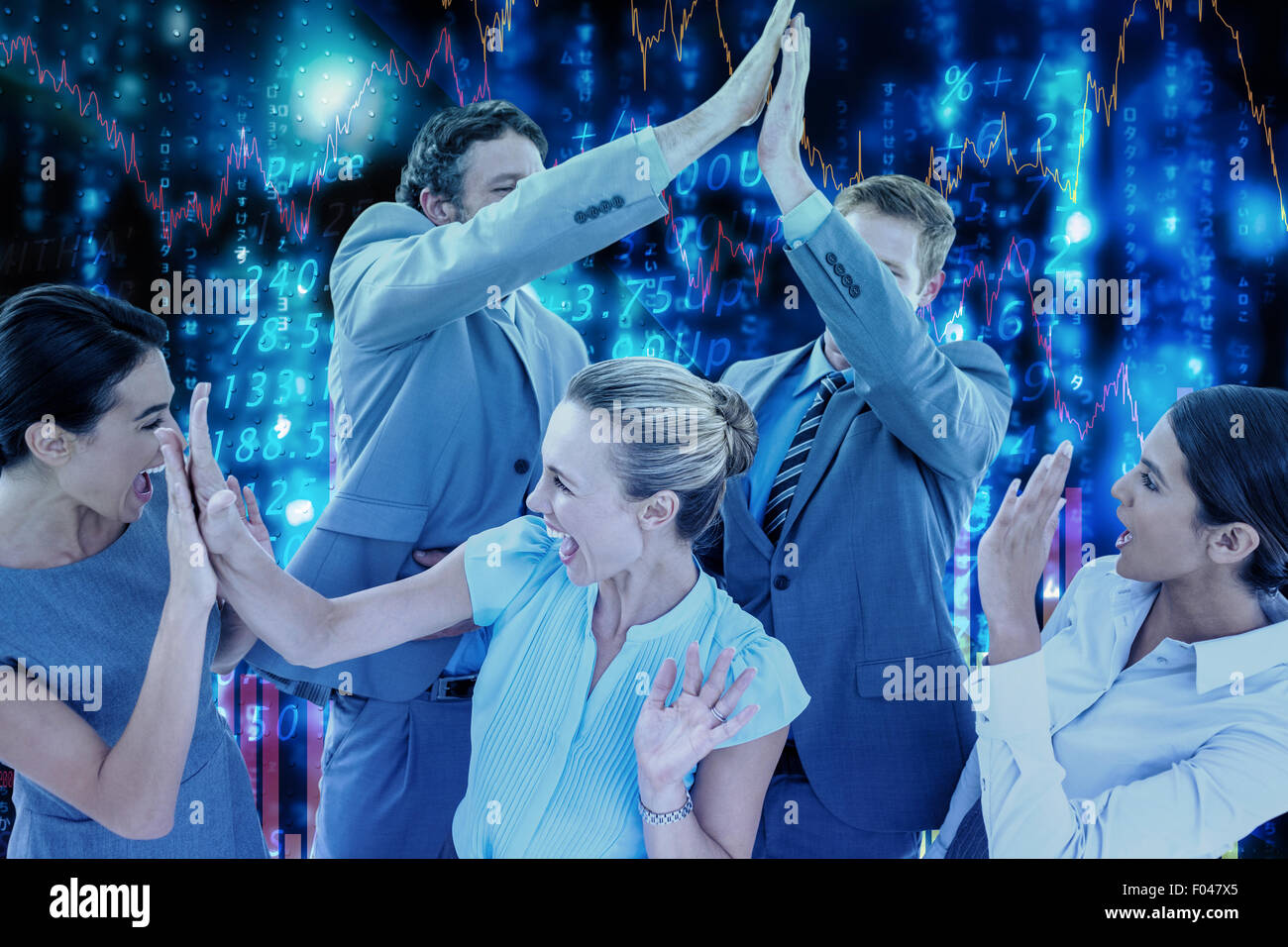 Team cheering hi-res stock photography and images - Alamy