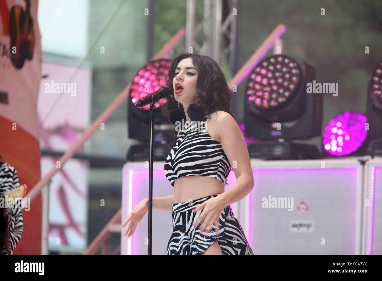 Charli XCX performing live on NBC's 'Today' show Featuring: Charli XCX ...