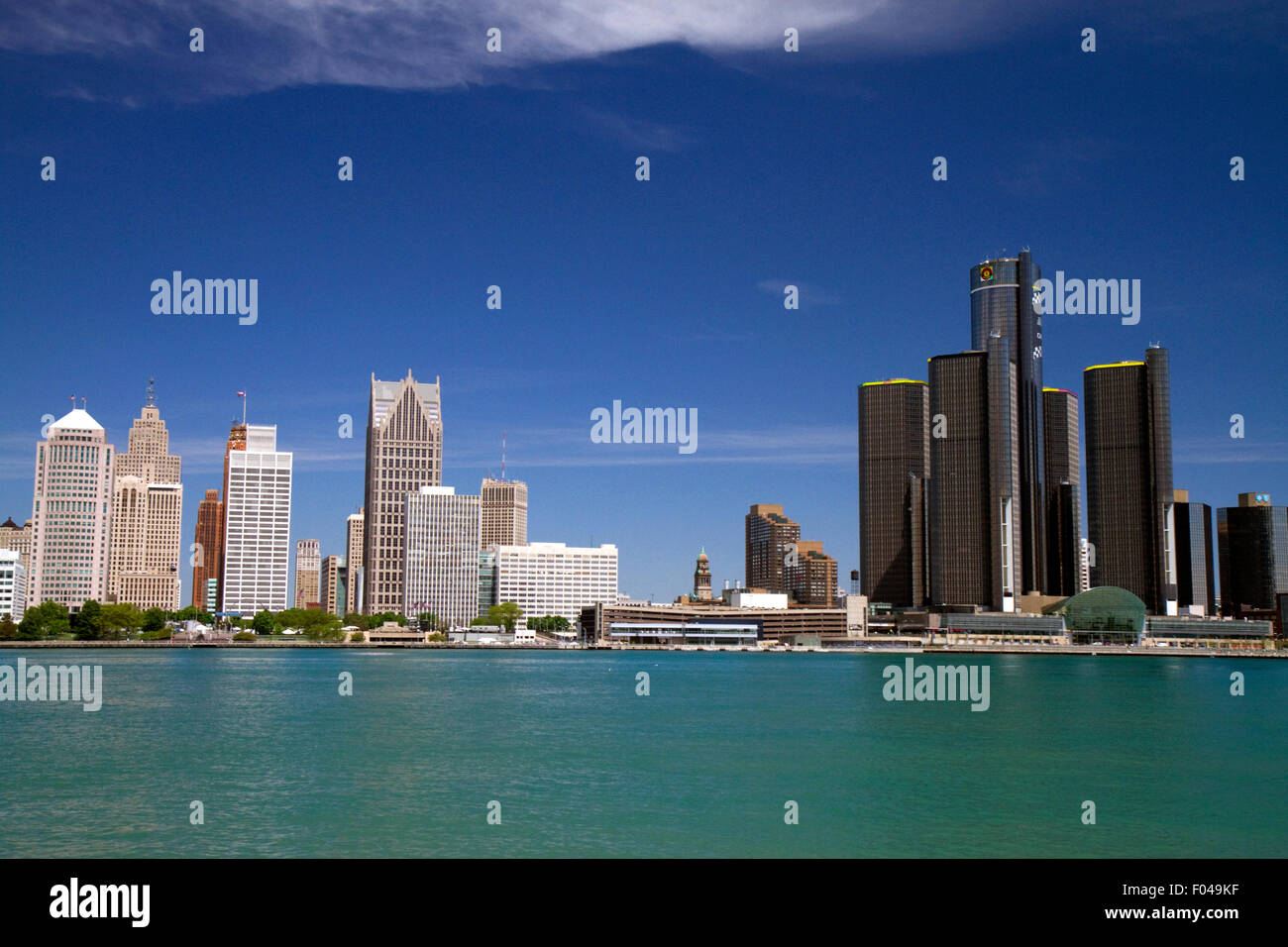 Detroit International Riverfront, Michigan, USA Stock Photo - Alamy