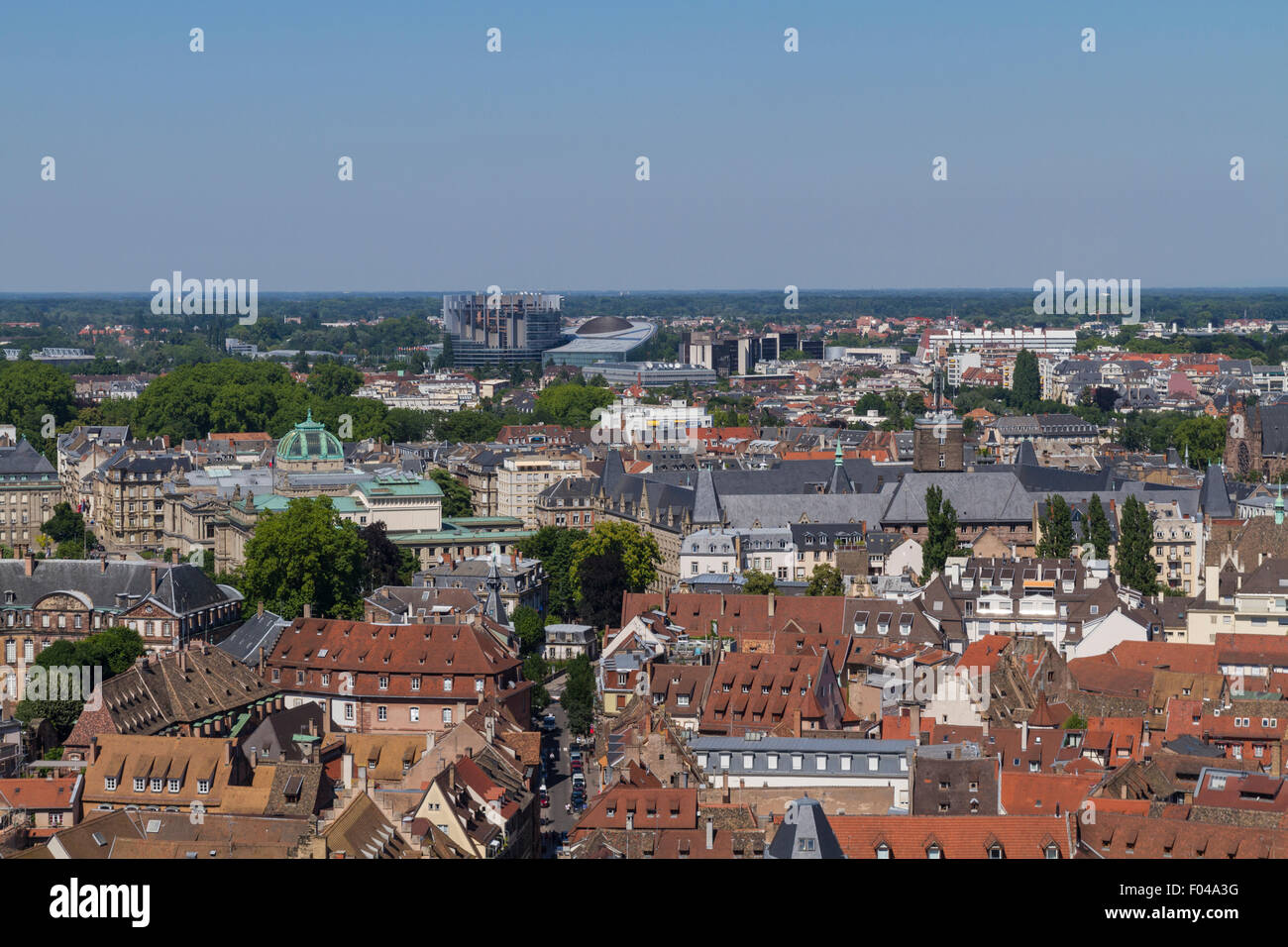 Strasbourg from the Cathedral tower Stock Photo - Alamy