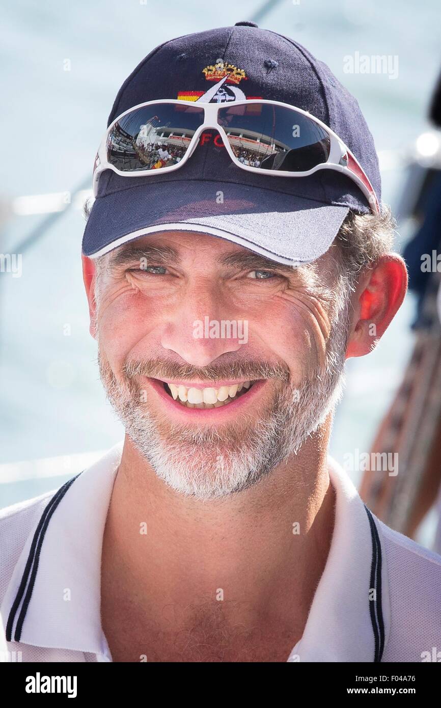 Palma de Mallorca, Spain. 6th Aug, 2015. Spanish King Felipe sails on ...