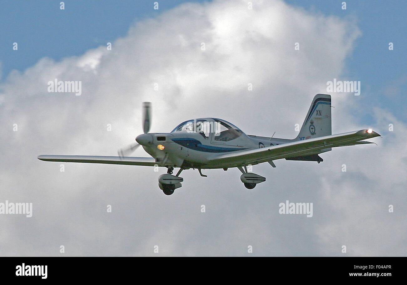 A Grob Tutor T Mk 1 operated by 725 NAS at RANS Yeovilton Stock Photo ...