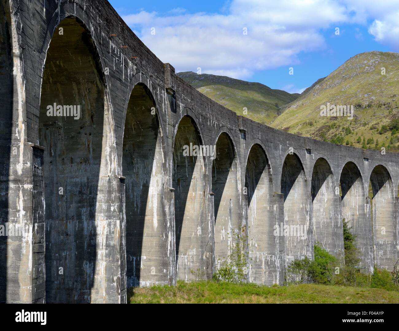 Glenfinnan Railway Viaduct arches, Scotland Stock Photo - Alamy